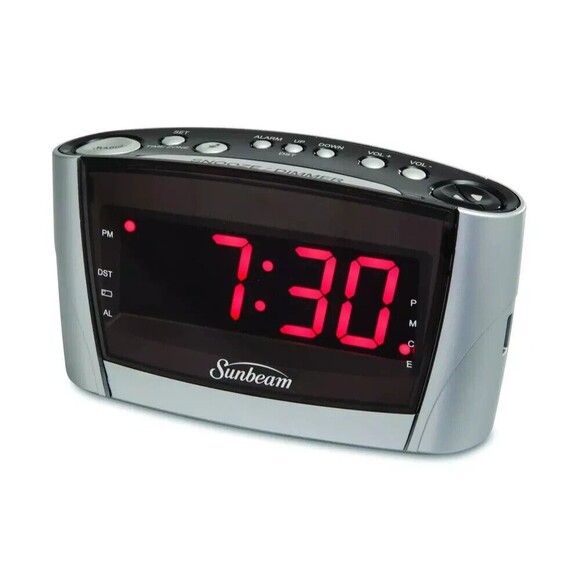 Sunbeam | Other | Sunbeam Clock Radio Cr07005 With Instaset 100240v ...